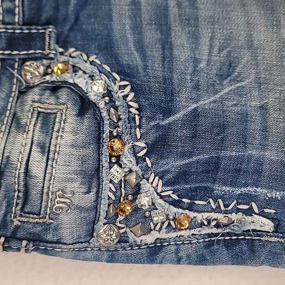 Miss Me | Jeans | Womens Miss Me Signature Cuffed Capri Dark Wash Jeans ...